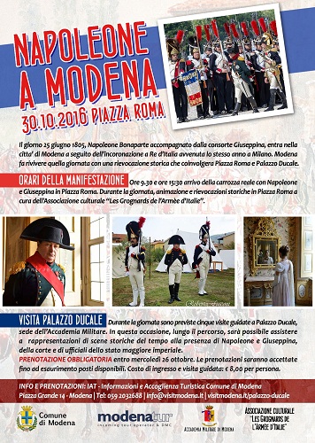 Il "Ritorno" a Modena di Napoleone e Giuseppina Bonaparte