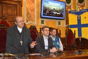 Gli auguri pasquali del vescovo, monsignor Enrico Solmi, in municipio a ...