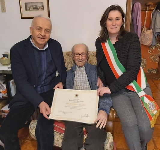 Gli auguri dell'amministrazione comunale di Forlì a Francesco Zecchini ...