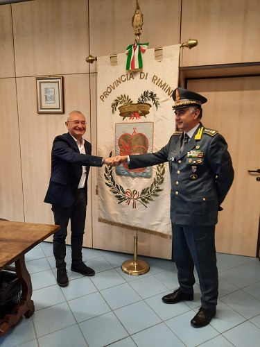 Il presidente della Provincia di Rimini Santi ha ricevuto il nuovo ...