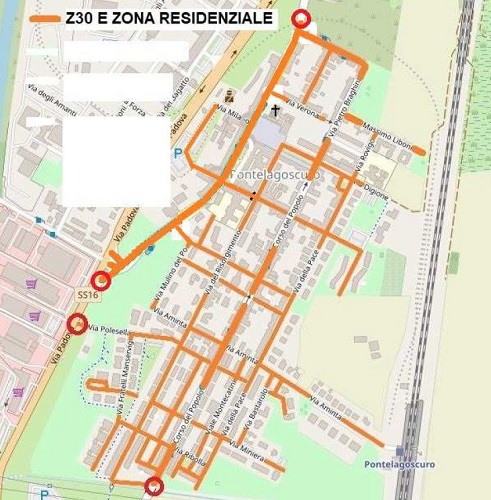 Sicurezza stradale: il centro abitato di Pontelagoscuro diventa 'Zona 30'