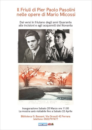 In mostra alla Bassani 'Il Friuli di Pier Paolo Pasolini nelle opere di ...