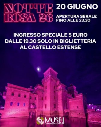 Notte Rosa: il 20 giugno una serata tra Palazzo dei Diamanti e il ...